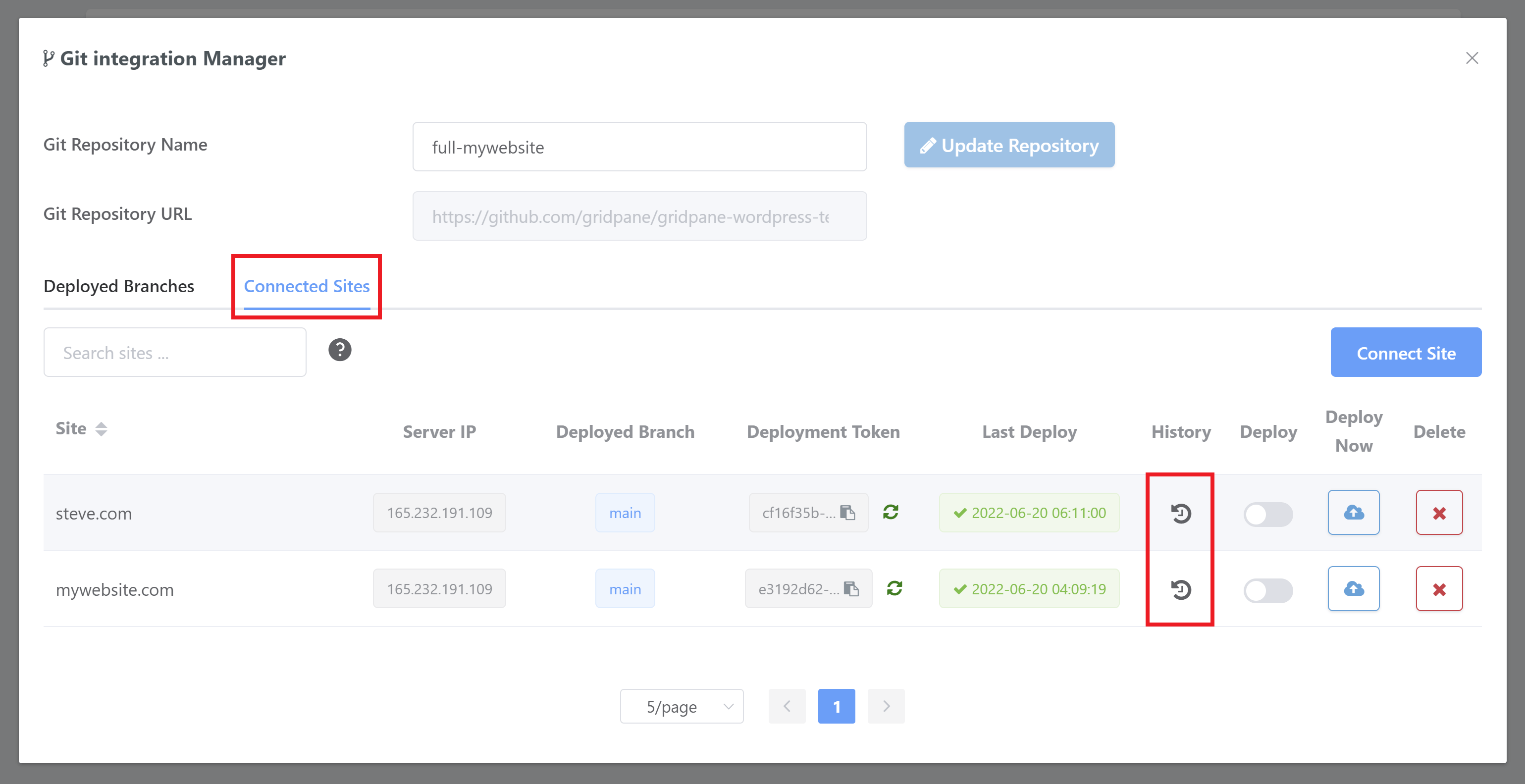 Using The Gridpane Git Integration Gridpane